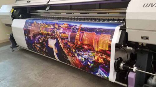 The process of printing on an opaque vinyl decal | Front Signs