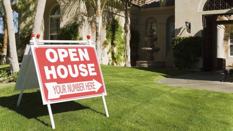 Open house directional signage made of PVC | Front Signs