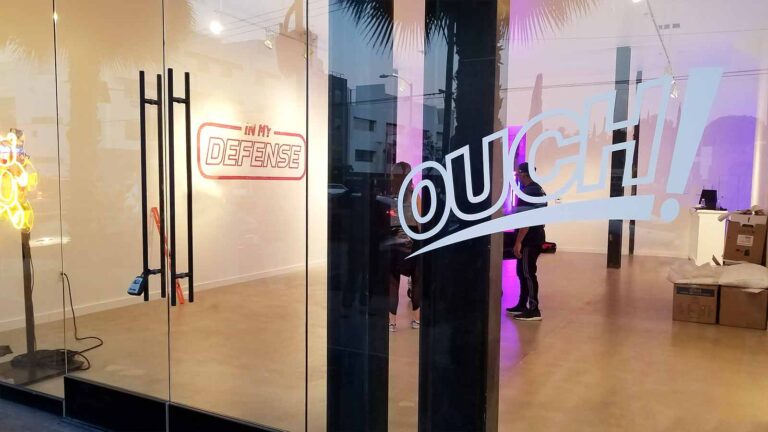 Decorative window decals made of opaque vinyl | Front Signs