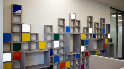 Decorative wooden wall sign with colorful acrylic | Front Signs